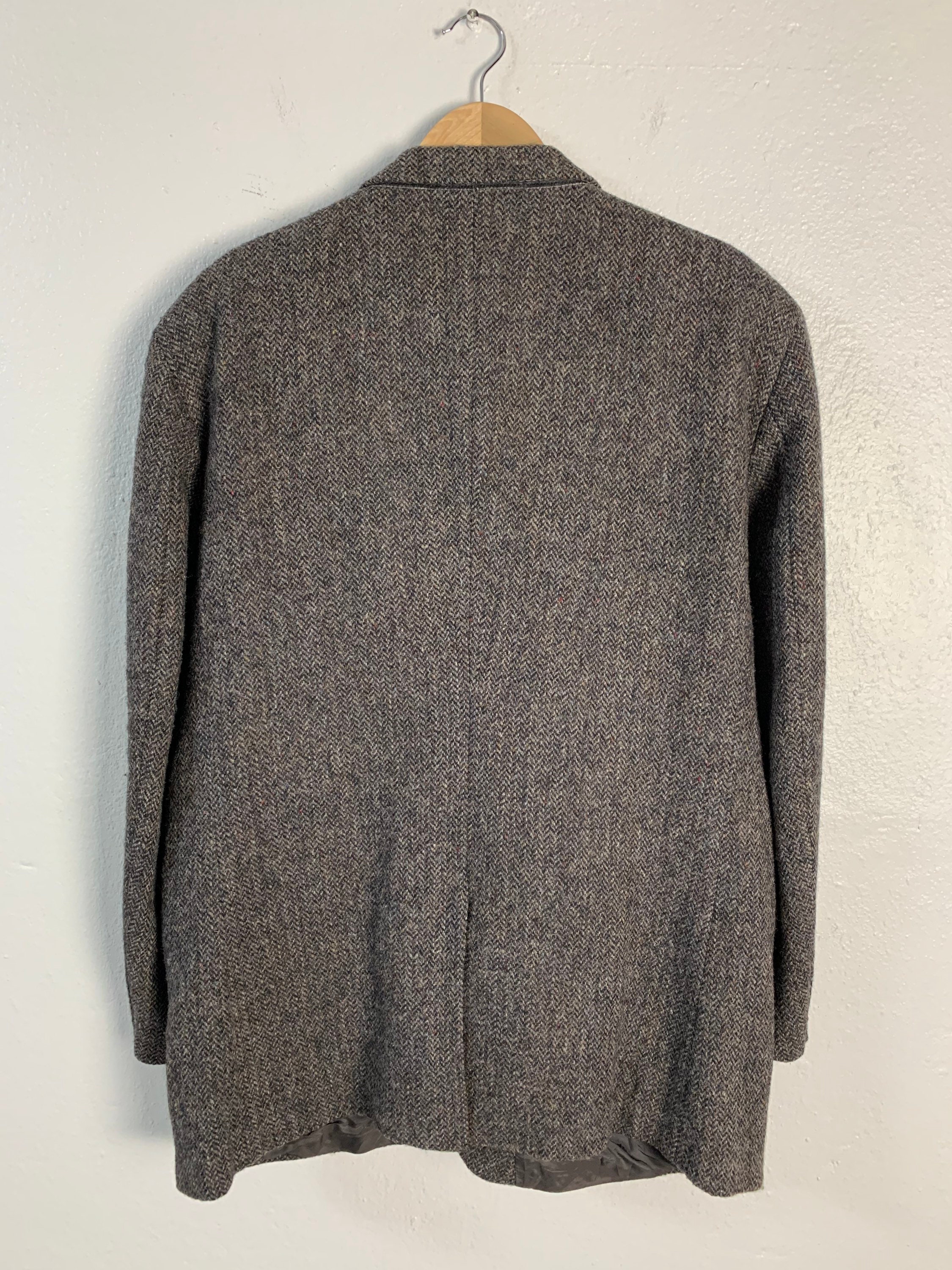 Vintage Harris Tweed Wool Blazer - Etsy