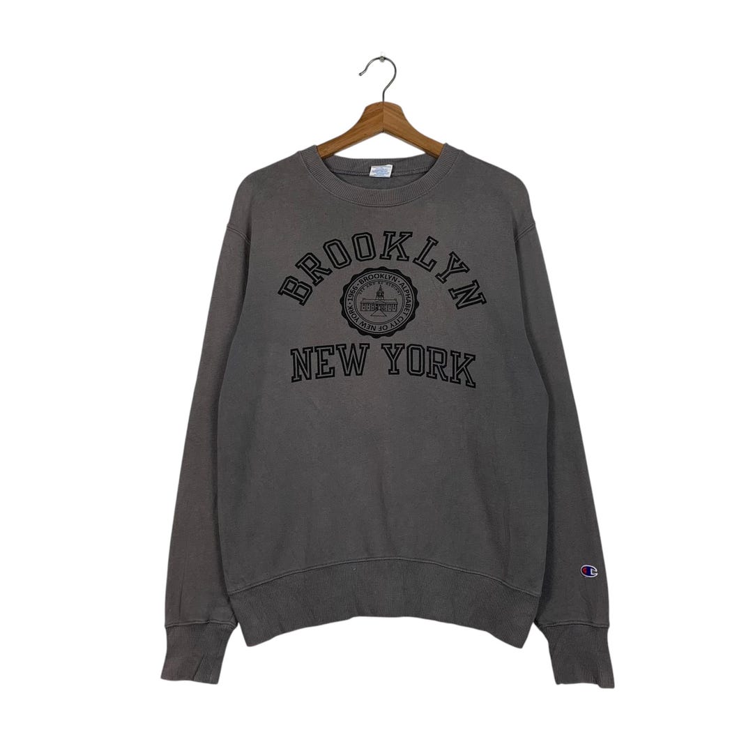 Vintage Champion Brooklyn New York Sweatshirt - Etsy