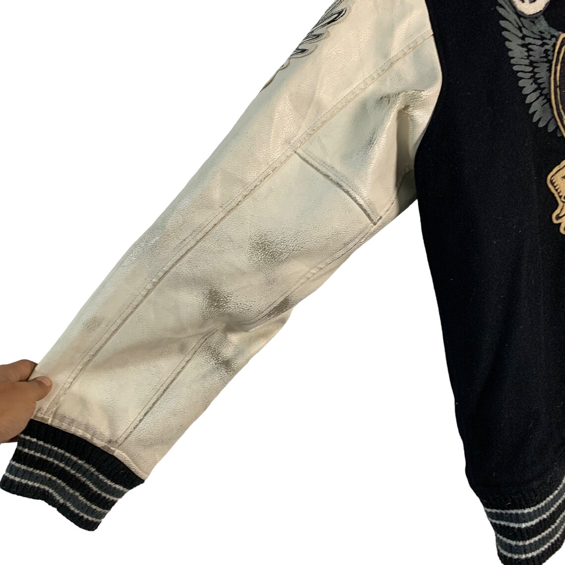 Vans Punk Skull Varsity Jacket - Etsy