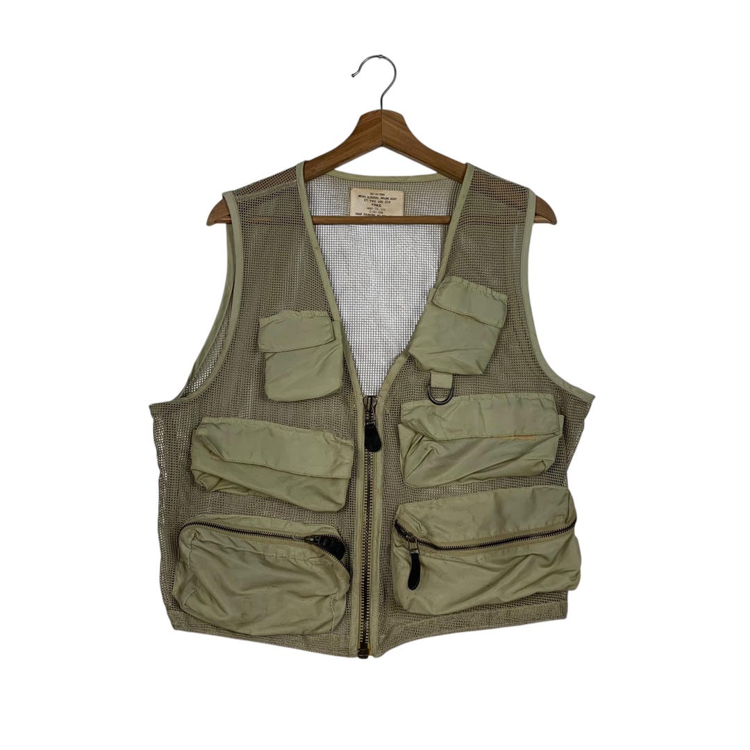 Vintage USAF Mesh Survival Nylon Vest - Etsy