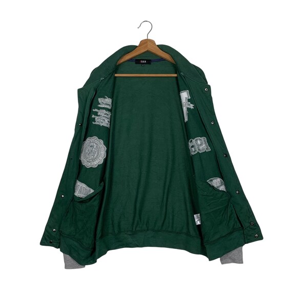 Japanese Brand Mr Van Varsity Jacket - Gem