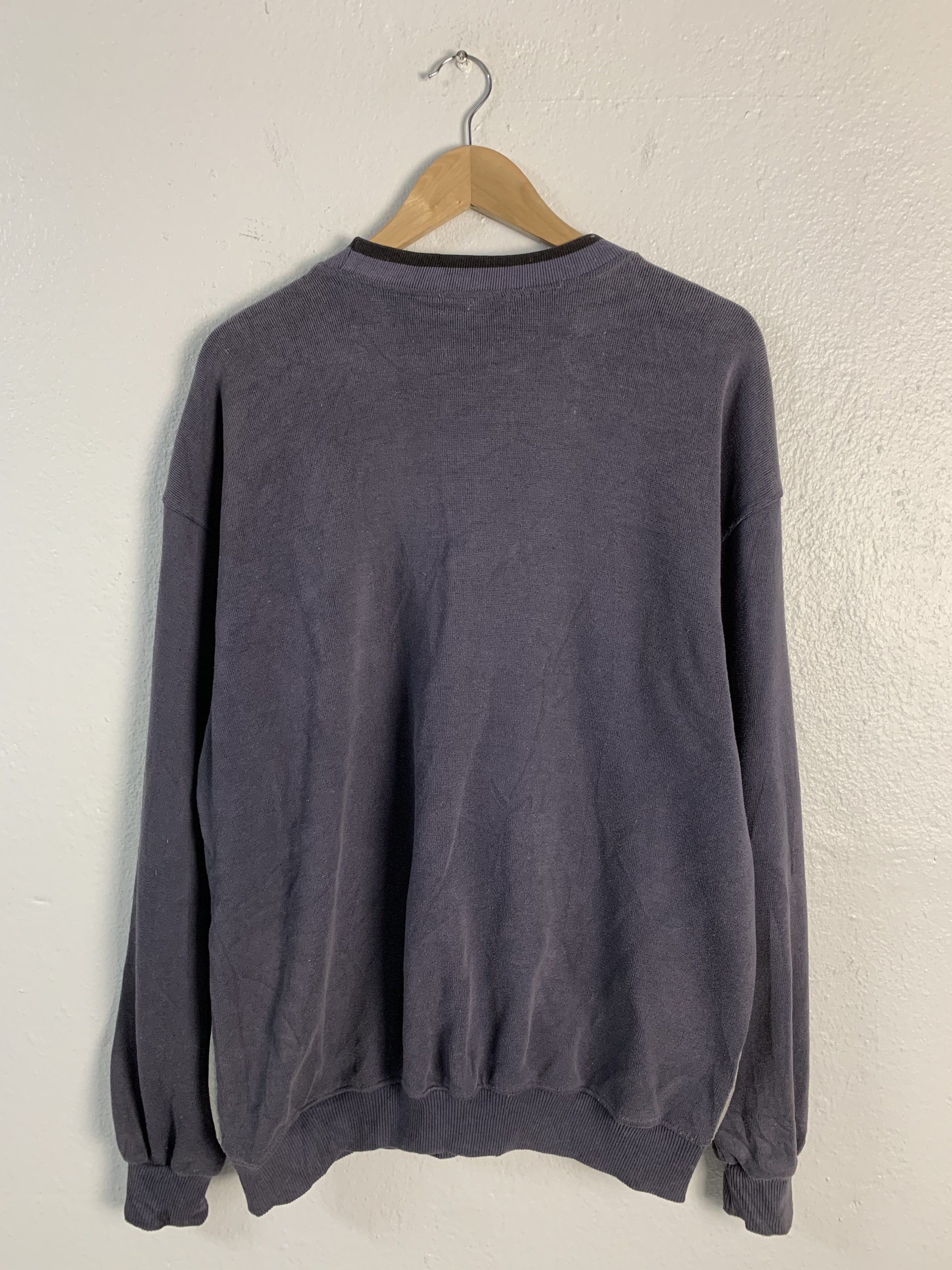 Alain Delon Big Logo Color Block Sweatshirt - Etsy
