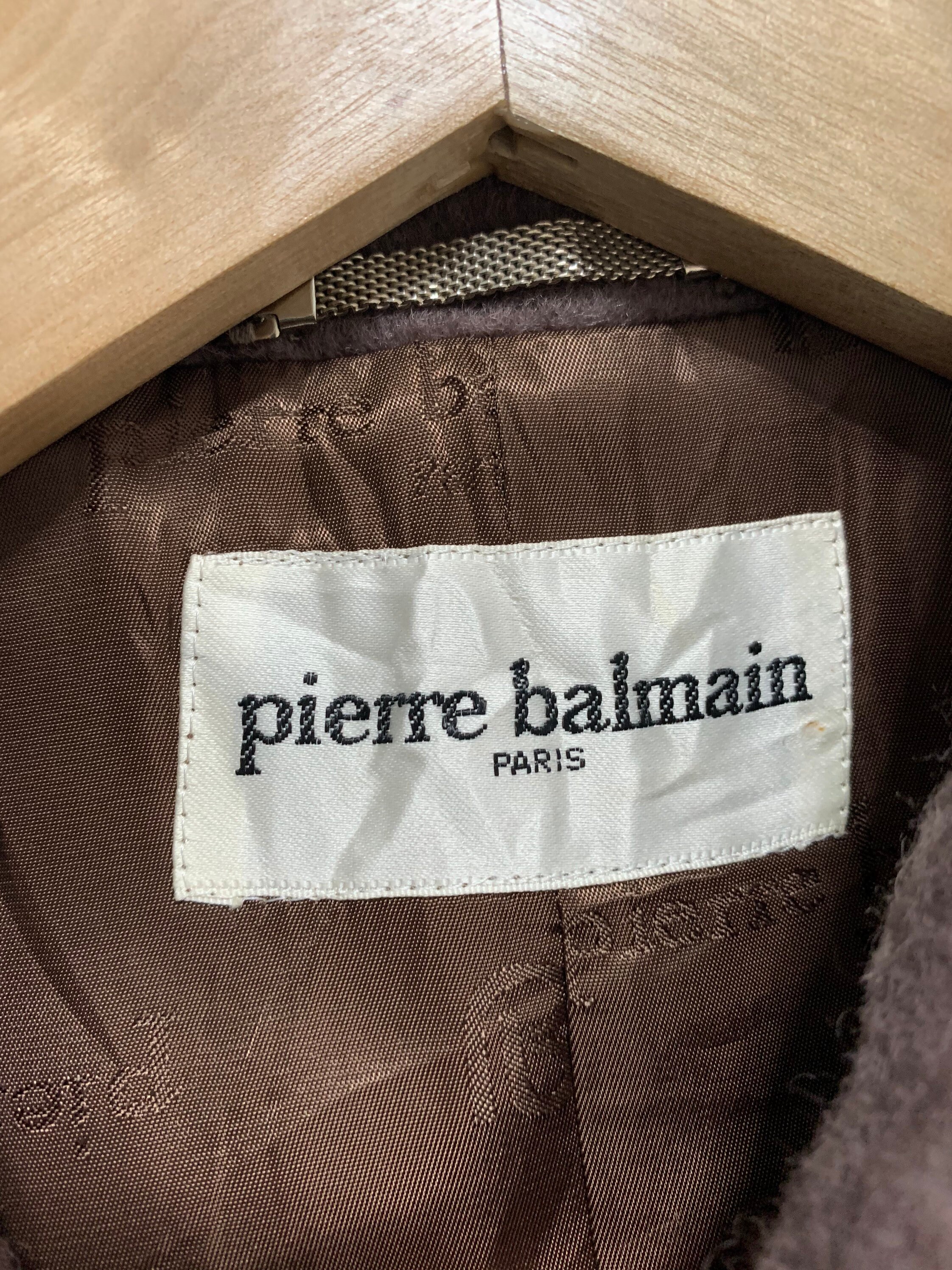 Pierre Balmain Coat Jacket - Etsy