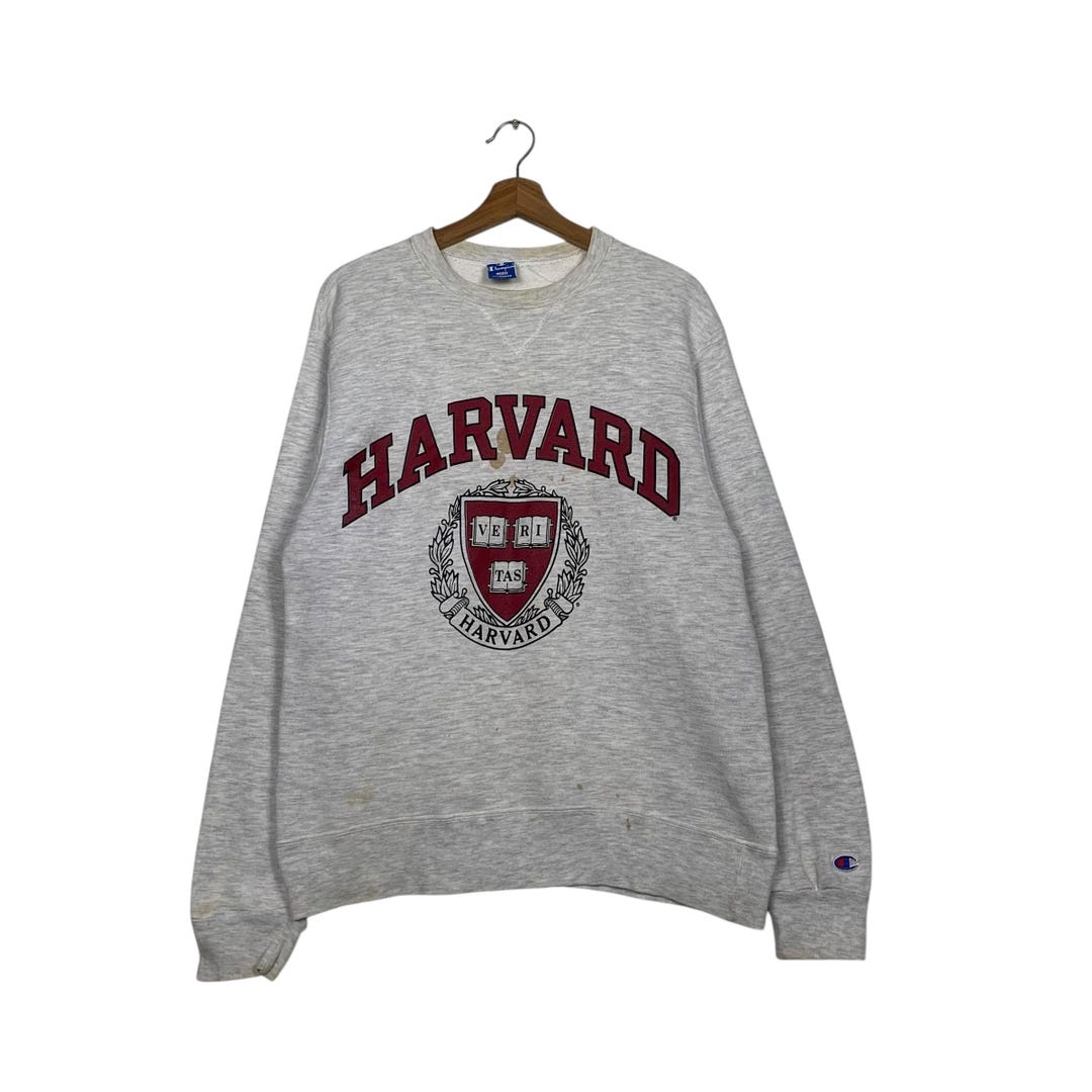 Vintage Champion Harvard University Crewneck Sweatshirt - Etsy