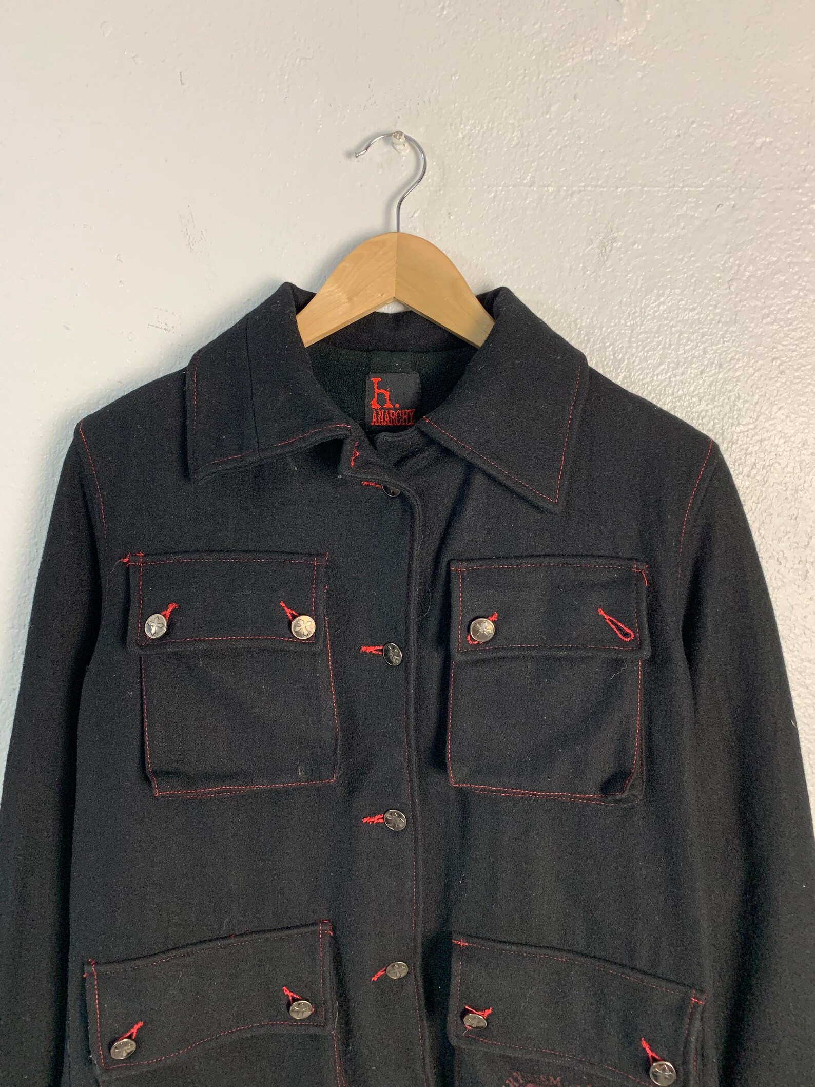 H. Anarchy Punk Jacket - Etsy
