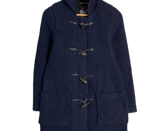 XL Vintage 60s Wool Loden Duffle Coat Toggle Clasp Jacket Wool Blanket ...