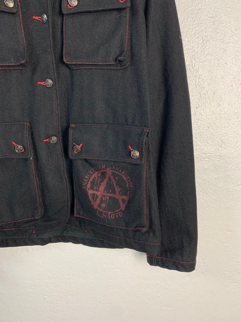 H. Anarchy Punk Jacket - Etsy