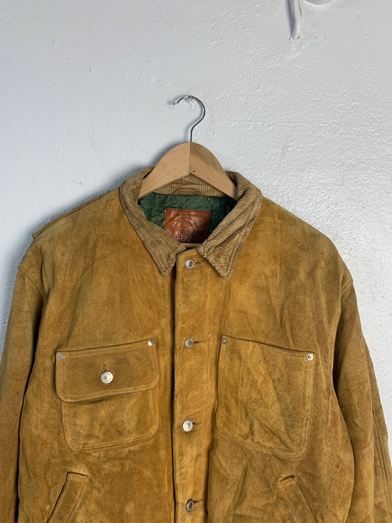Vintage Golden Bear Leather Jacket - Etsy