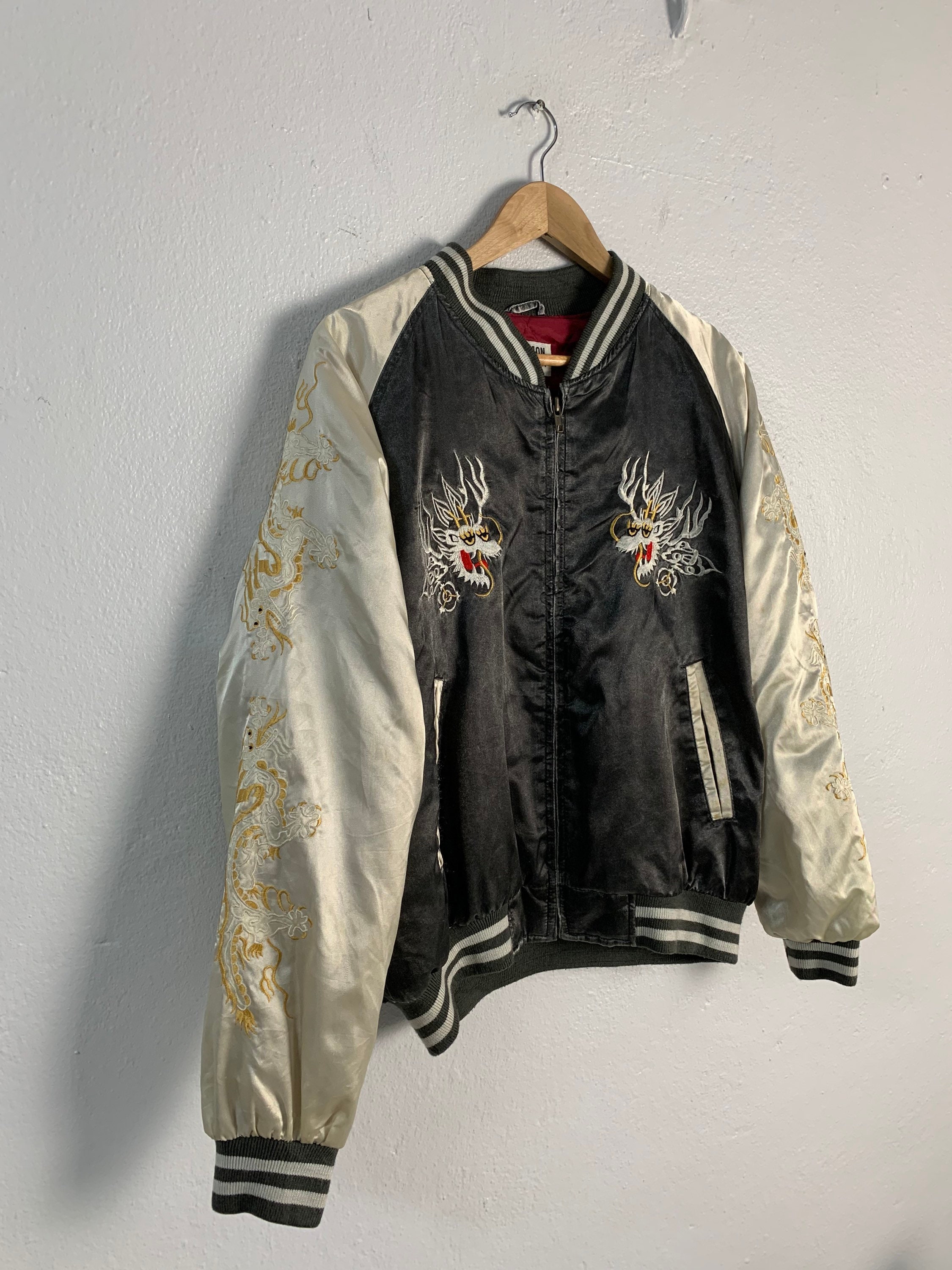 Vintage US740N Stadium Yokosuka Dragon Sukajan Jacket - Etsy