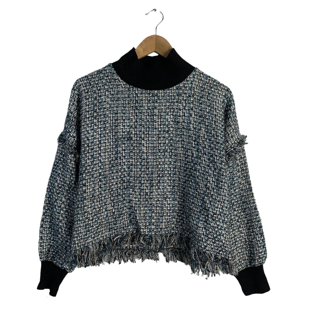 Zara Tweed Blouse - Etsy