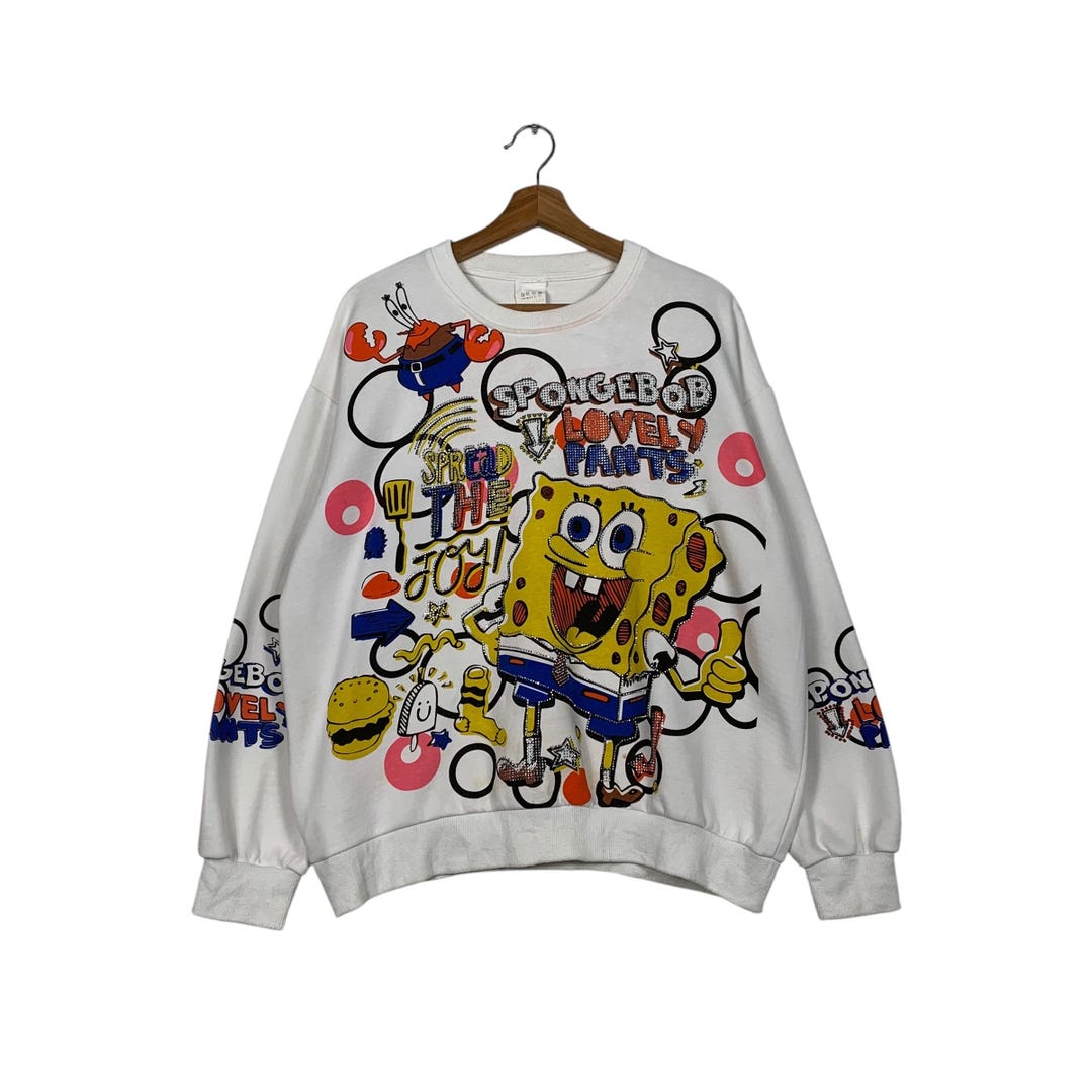 Spongebob Lovely Pants Fullprint Sweatshirt - Etsy