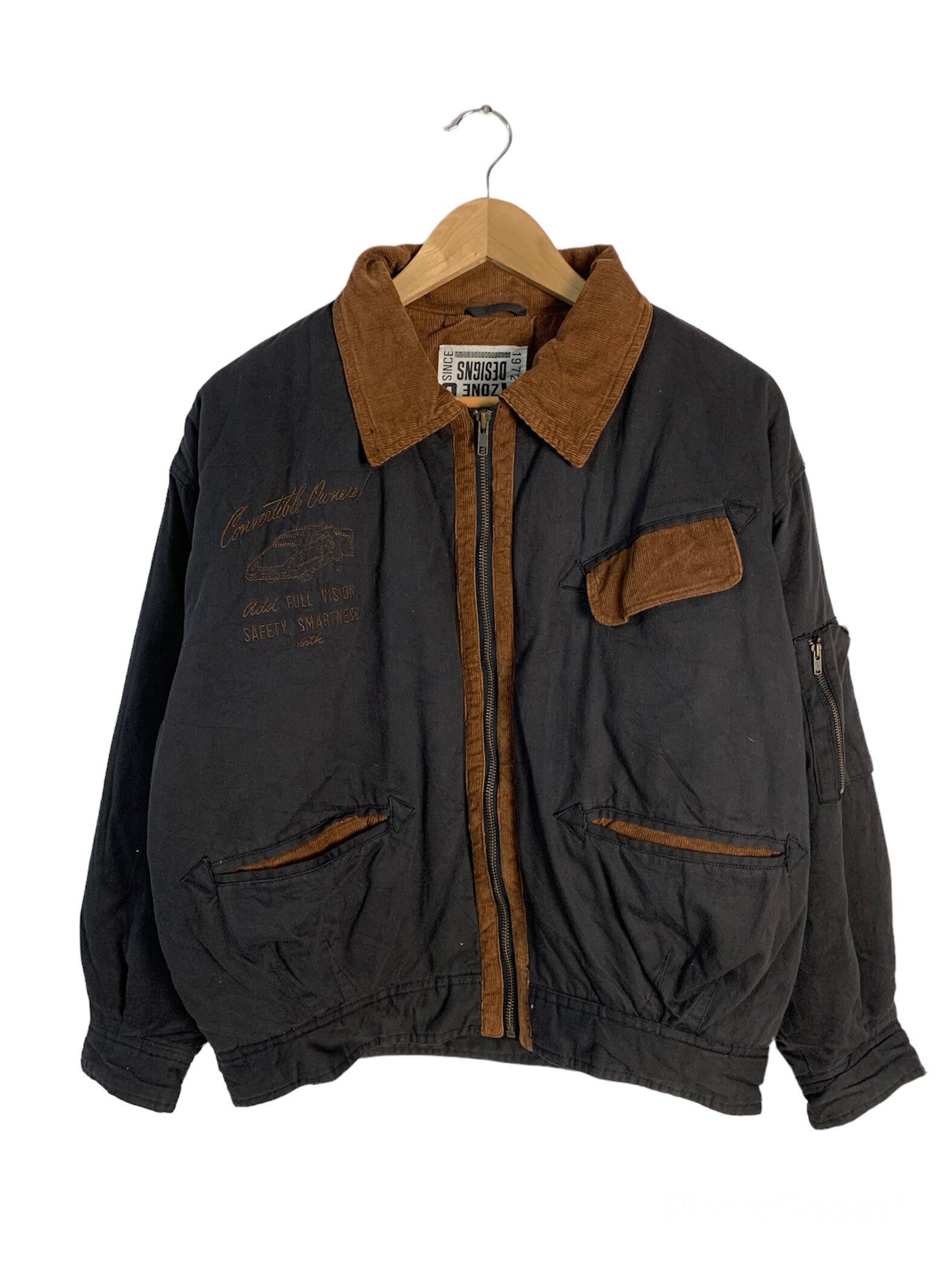 A Zone C Dedign Bomber Jacket - Etsy