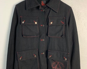 H Naoto / H Anarchy for Anarchian Japanese Brand Punk Jacket Rare - Etsy