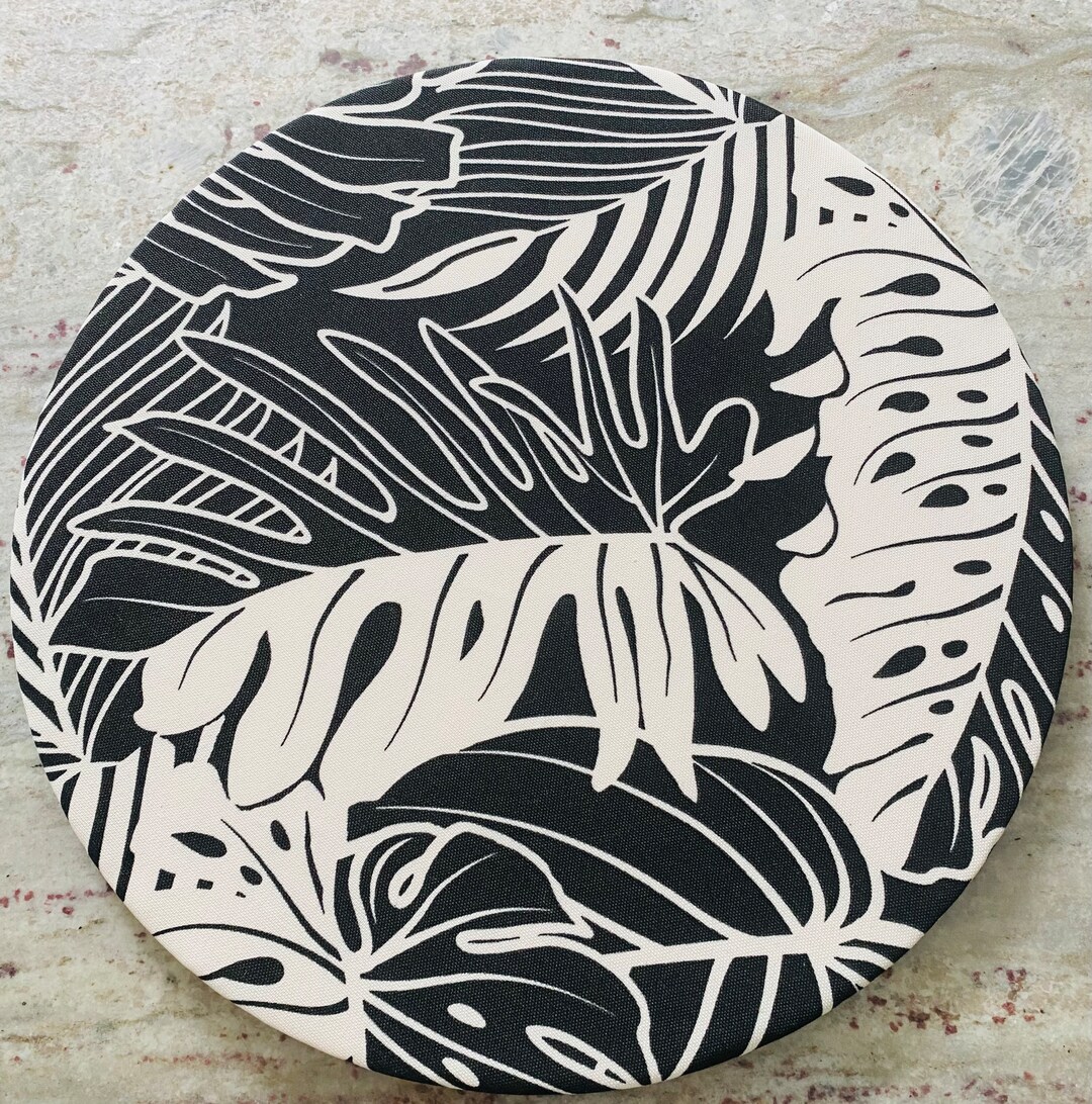 B&W Leaf Charger Plate Covers (set of 4) - Covers for Sousplat ...