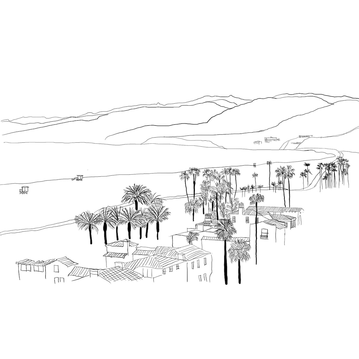 Custom Line Drawings - Etsy