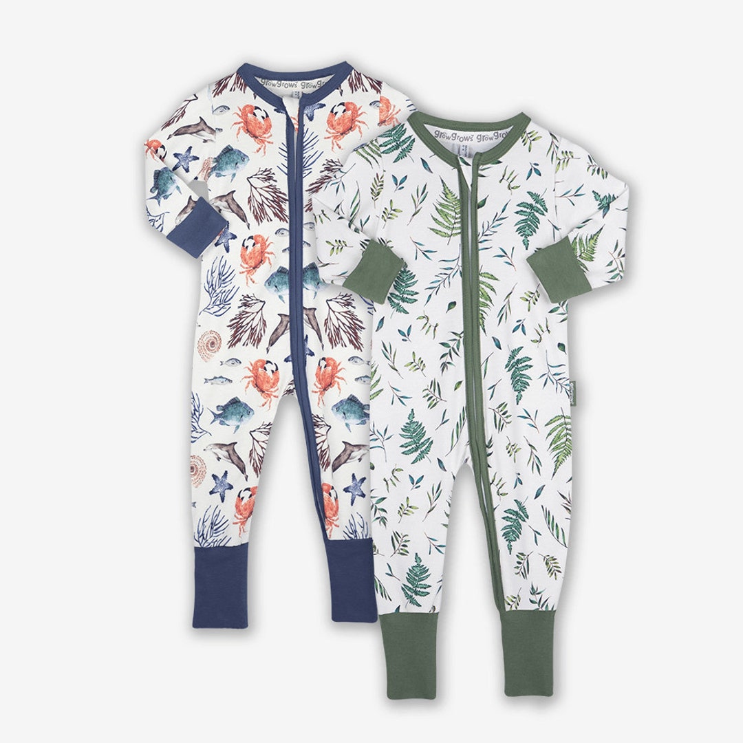Two way Zip Baby Grows Bundle Bamboo Organic Cotton New Etsy UK two-way-zip-baby-grows-bundle-bamboo-organic-cotton-new-etsy-uk