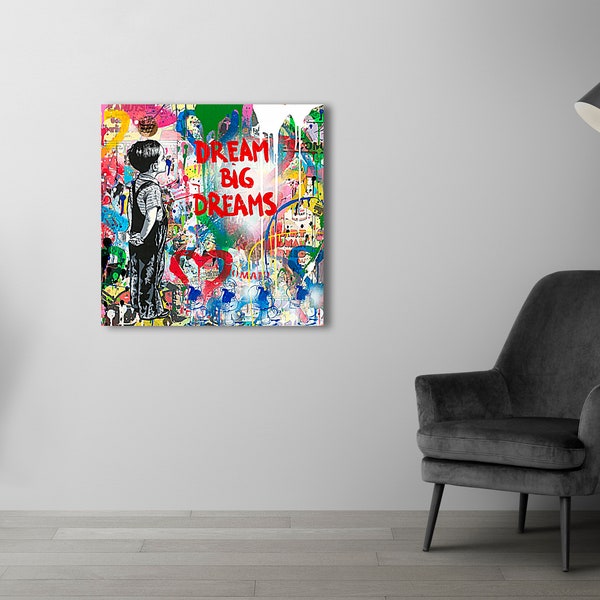 Dream Big Canvas - Etsy