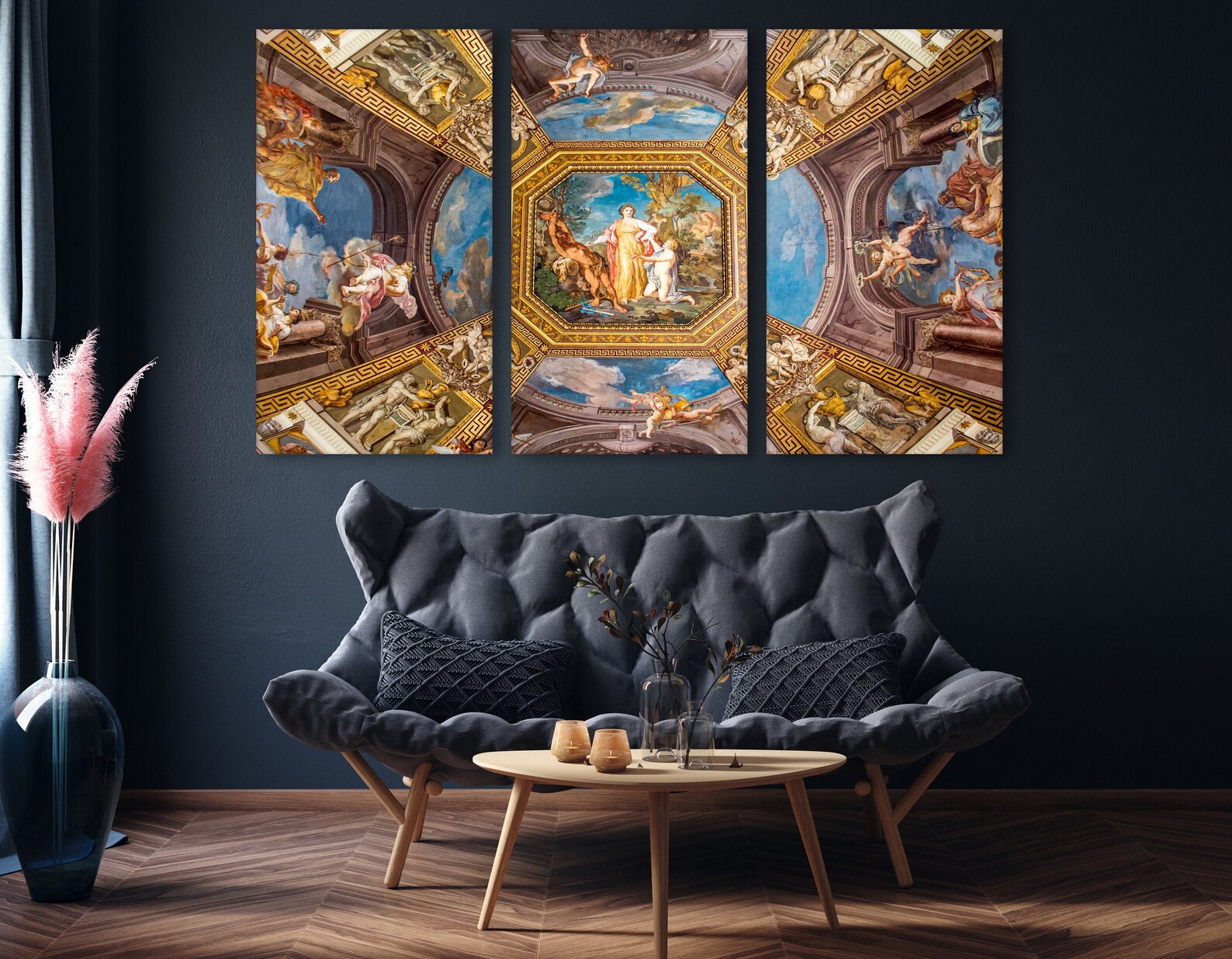 Renaissance Canvas Art Fresco Ceilings Vatican Museum - Etsy