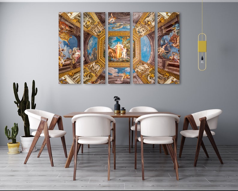 Renaissance Canvas Art Fresco Ceilings Vatican Museum - Etsy