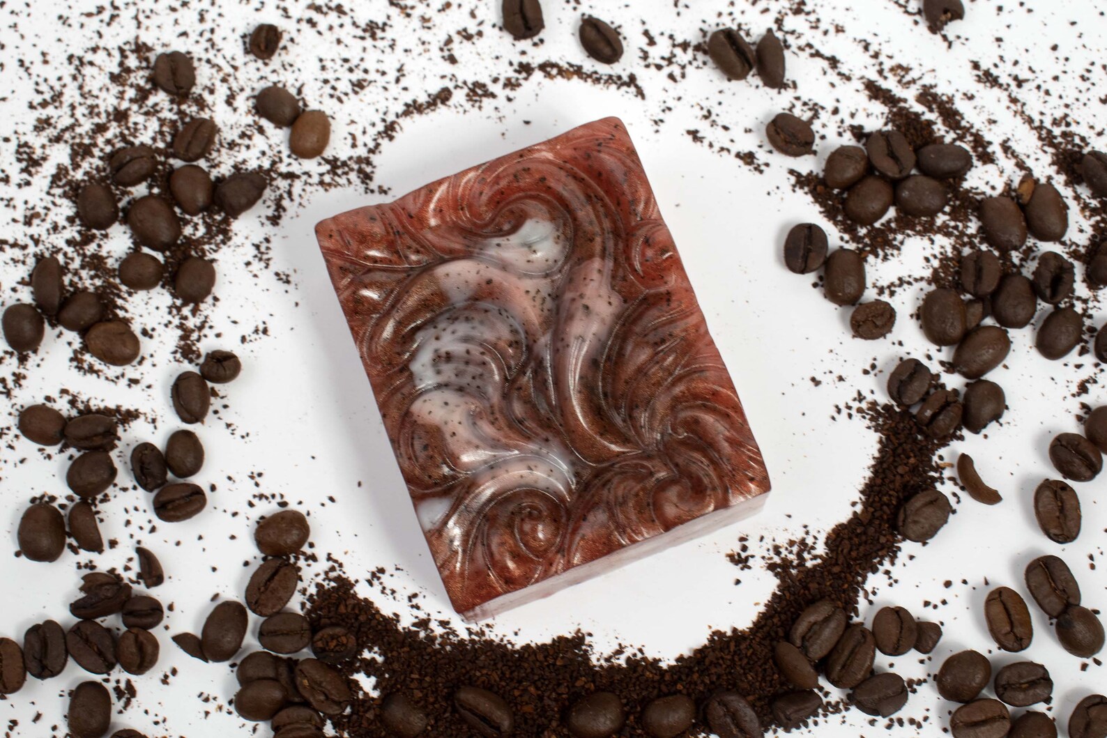 Cafe Latte Coffee Artisan Bar Soap | Caffeinated and Exfoliating Soap ...
