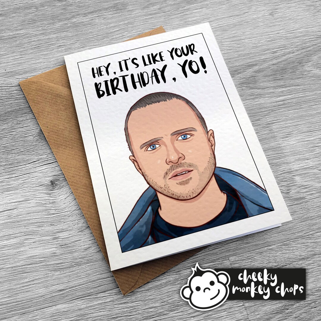 Breaking Bad Birthday Card, Funny Birthday Card, Walter White ...