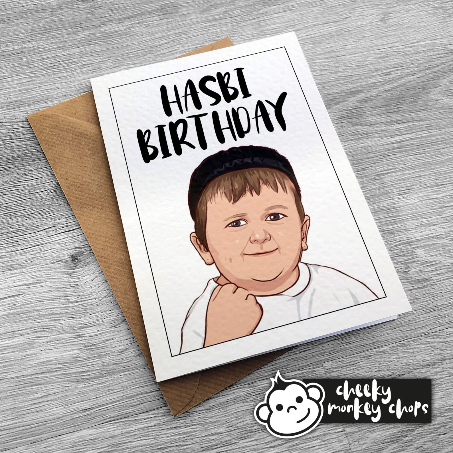 Hasbulla Birthday Card, Funny Hasbulla Card, Hasbulla, Hasbi Birthday ...