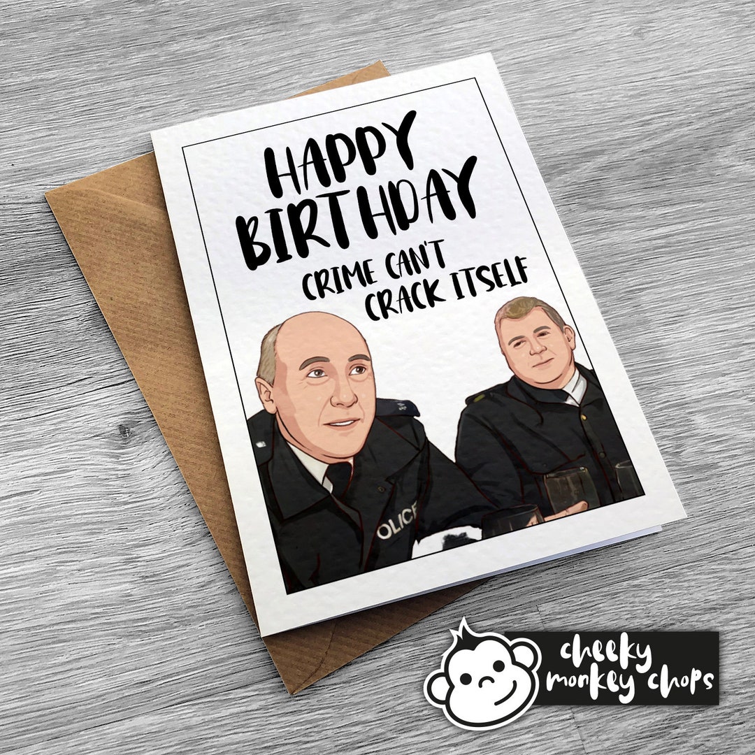 Early Doors Birthday Card, Funny Birthday Card, Phil and Nige, Early ...
