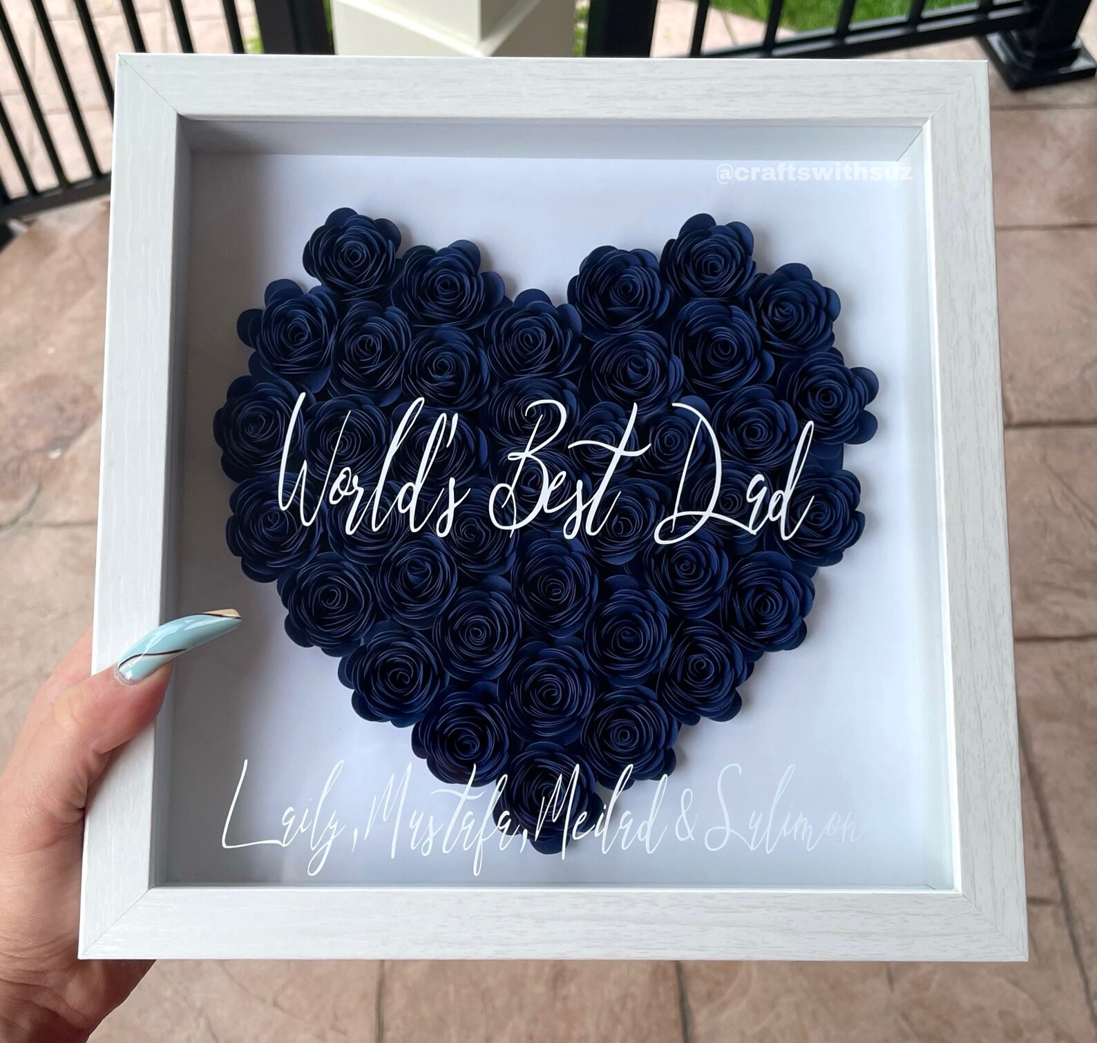 Dad Flower Box | Custom Gift for Dad | Dad Christmas Gift | Dad ...