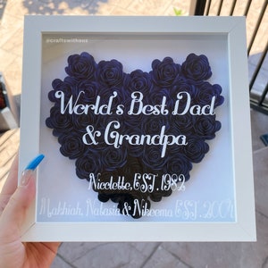 Dad Flower Box | Custom Gift for Dad | Dad Christmas Gift | Dad ...