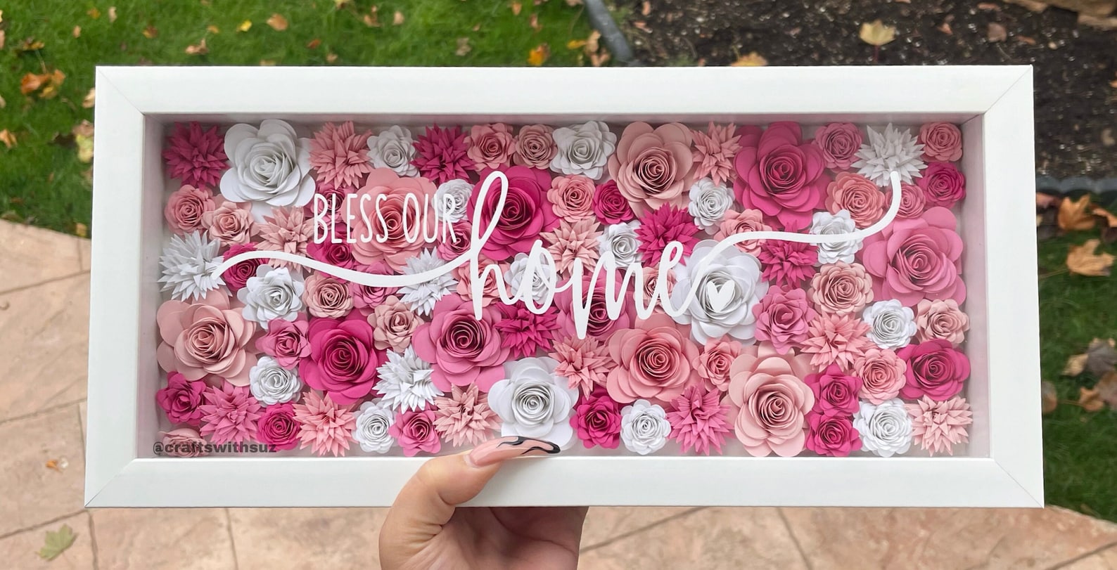 Assorted Flower Shadow Box Custom Rose Flower Box - Etsy