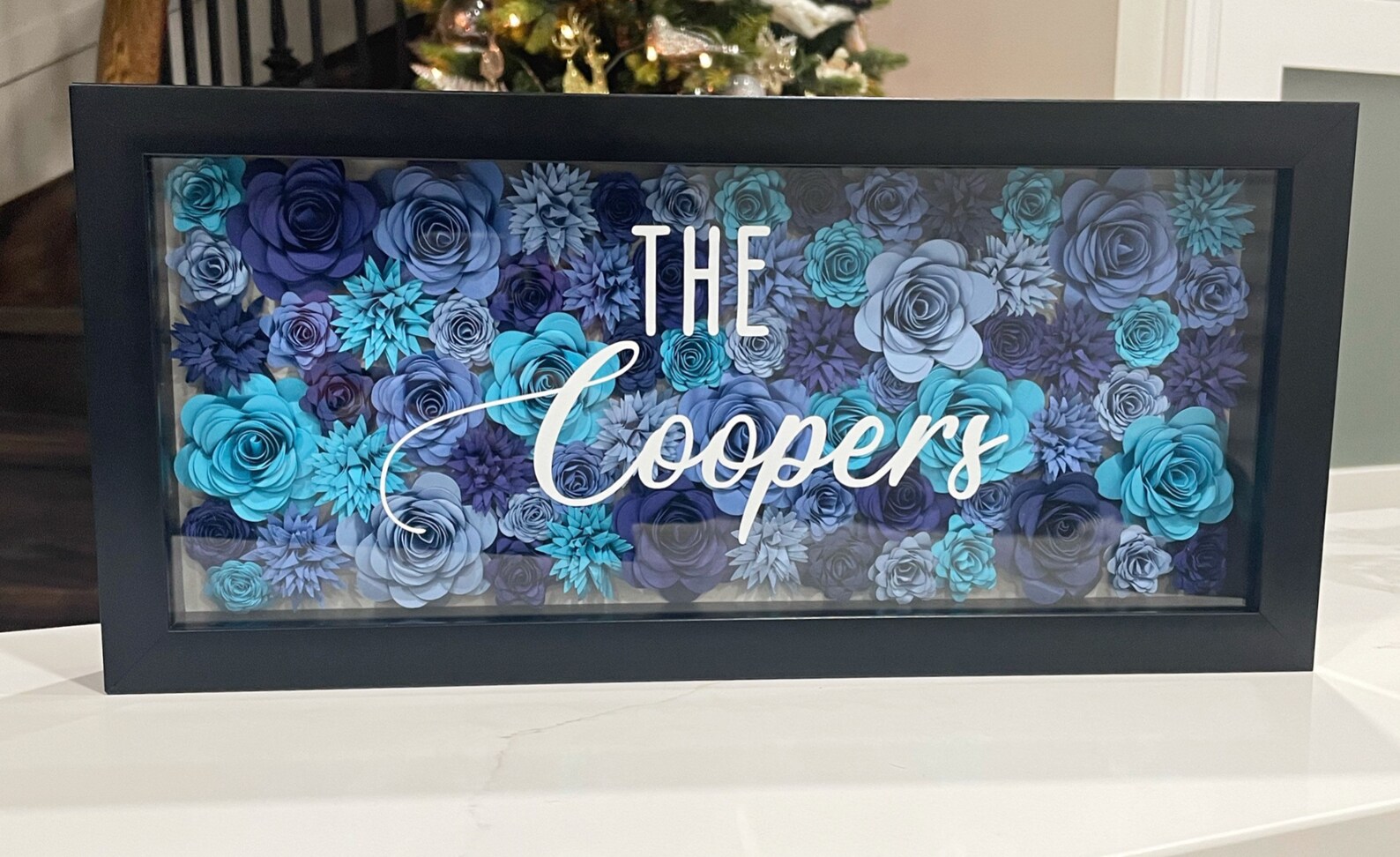 Assorted Flower Shadow Box Custom Rose Flower Box - Etsy