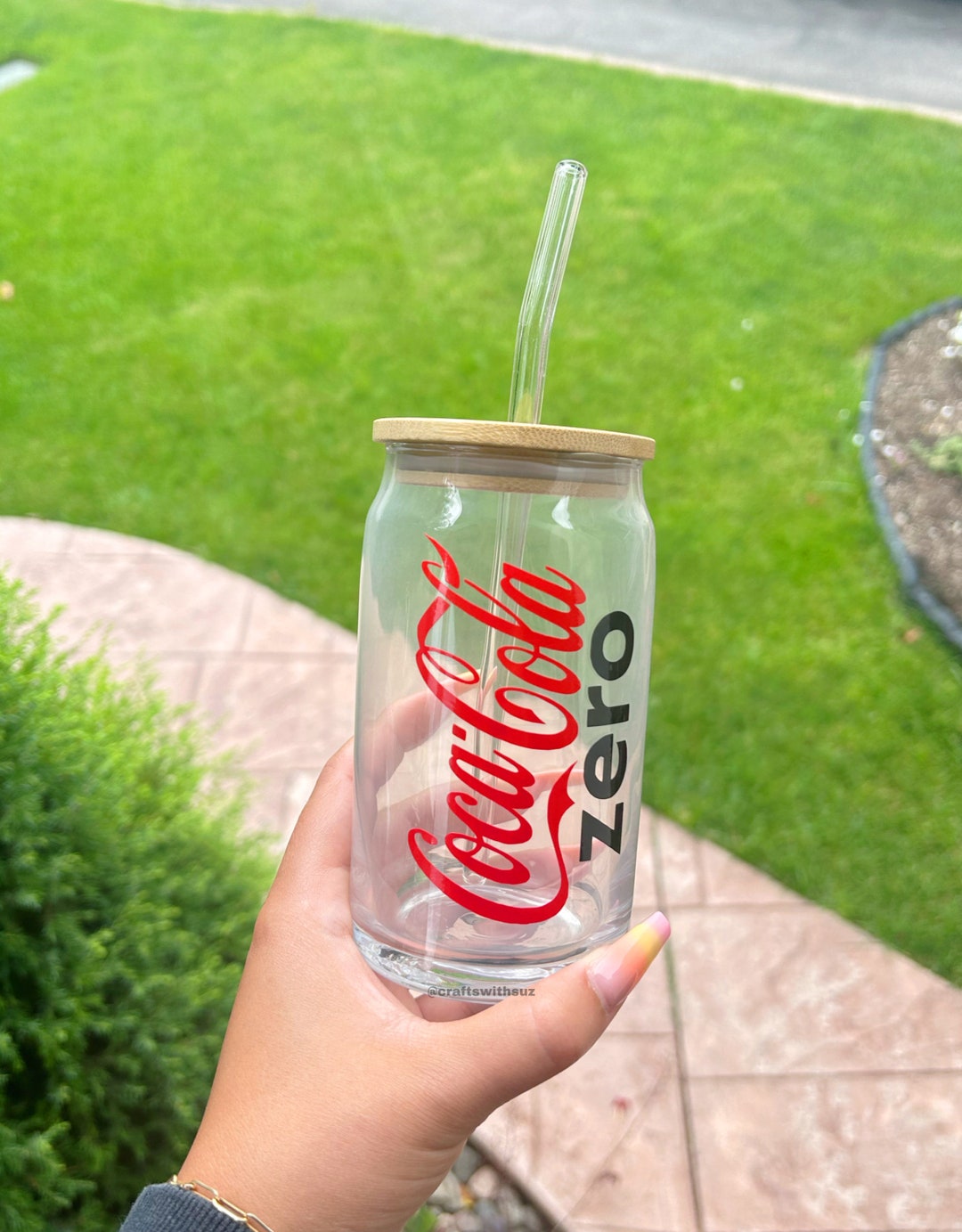 Coke Zero Beer Glass Can | Coke Zero Tumbler | Glass Coffee Cup | Soda ...