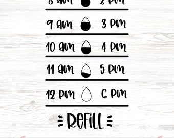 Water Bottle Svg - Etsy