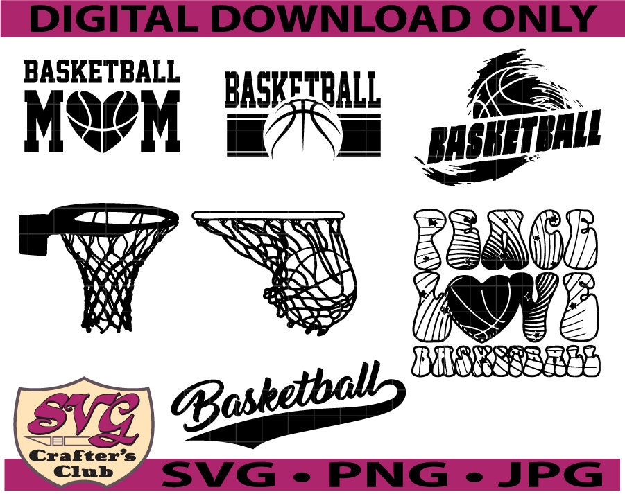 Women's Basketball Bundle SVG Design for Cricuts and Silhouettes - Etsy