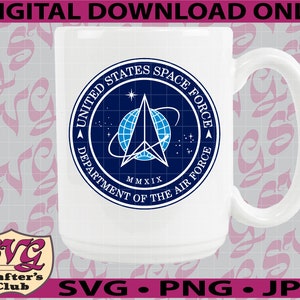U.S. Space Force Logo SVG Design for Crickets and Silhouettes - Etsy