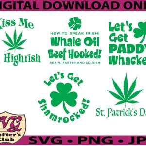 Saint Patrick's Giant 20 Bundle SVG Design for Cricuts and Silhouettes ...