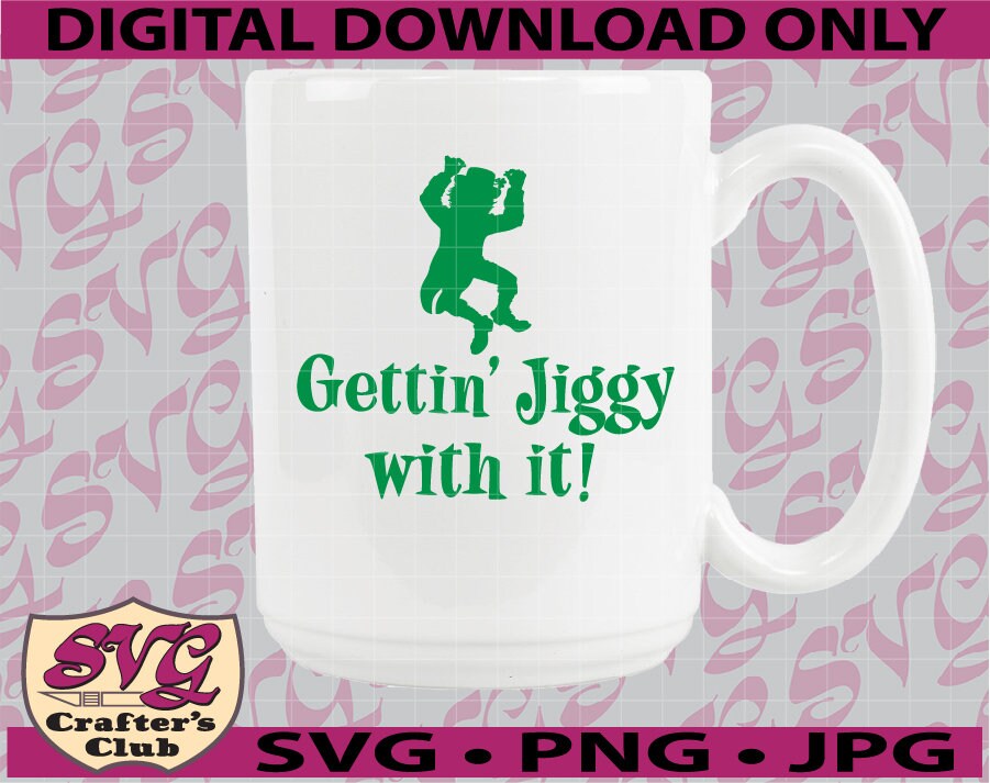 Saint Patrick's Day Gettin Jiggy With It SVG Design for - Etsy