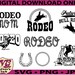 Rodeo Bundle SVG Design for Cricuts and Silhouettes - Etsy