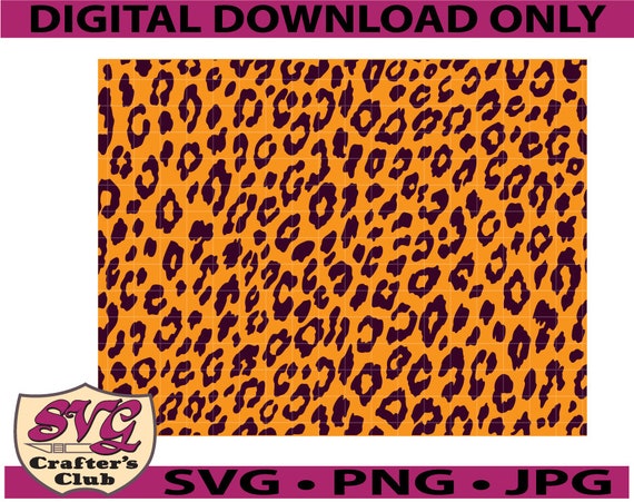 Leopard Print Animal Fur SVG Design for Cricuts and | Etsy