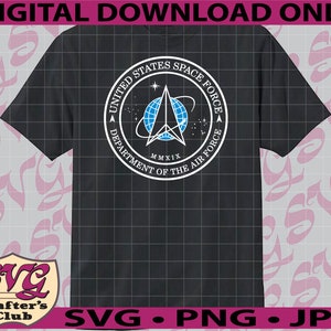 U.S. Space Force Logo SVG Design for Crickets and Silhouettes - Etsy