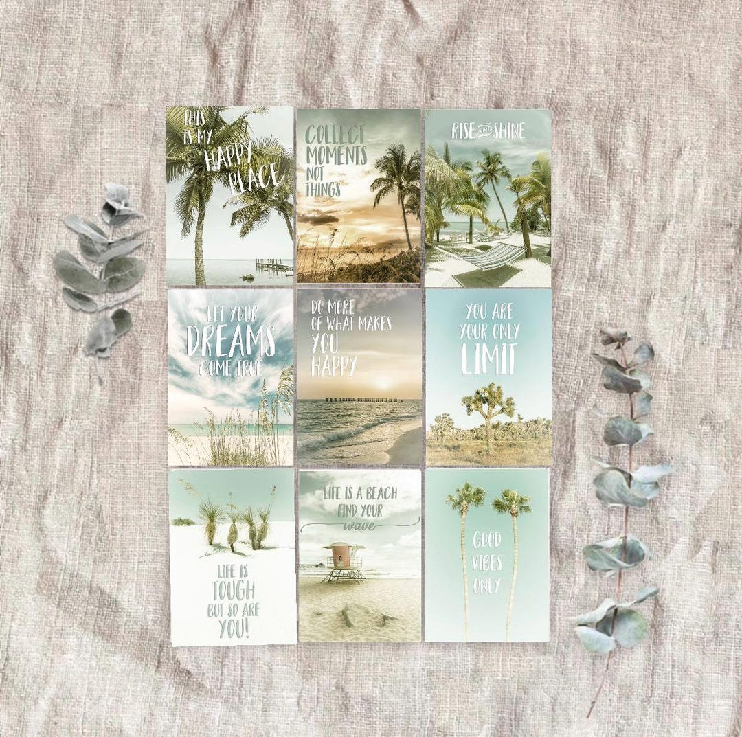 Postcards Set of 9 Happy Dreams, Greeting Cards A6, 300g Design ...