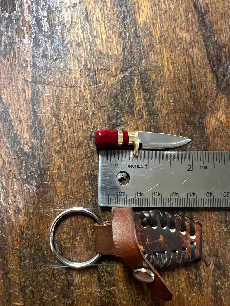 Ken Richardson Knives Handmade Miniature Knife Keychain - Etsy