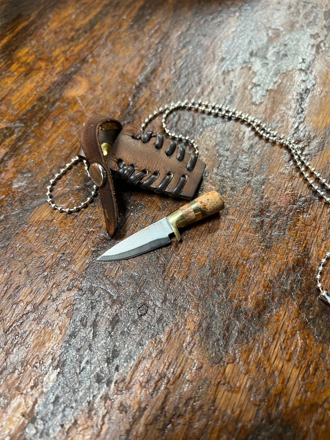 Ken Richardson Knives Handmade Miniature Knife Necklace - Etsy