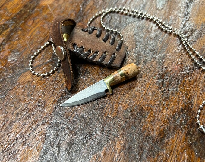 Ken Richardson Knives Handmade Miniature Knife Necklace - Etsy