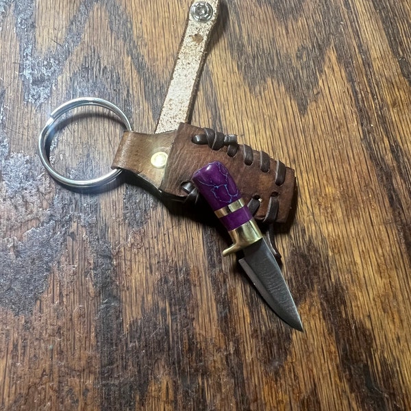 Knife Keychain - Etsy