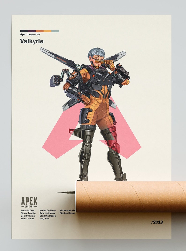 Valkyrie Apex Legends Minimal Poster - Etsy