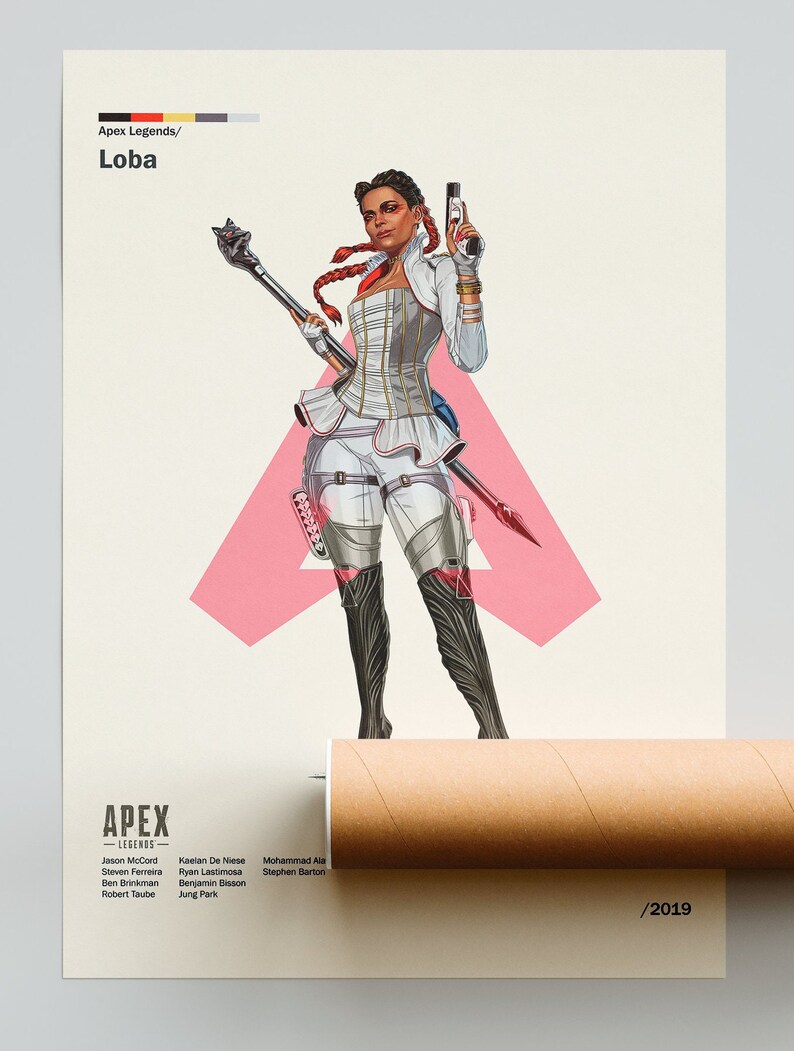 Loba - Apex Legends Minimal Poster - Etsy