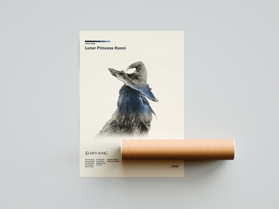 Lunar Princess Ranni Elden Ring Minimal Poster - Etsy