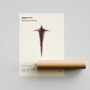 The Rune of Death Elden Ring Minimal Poster - Etsy