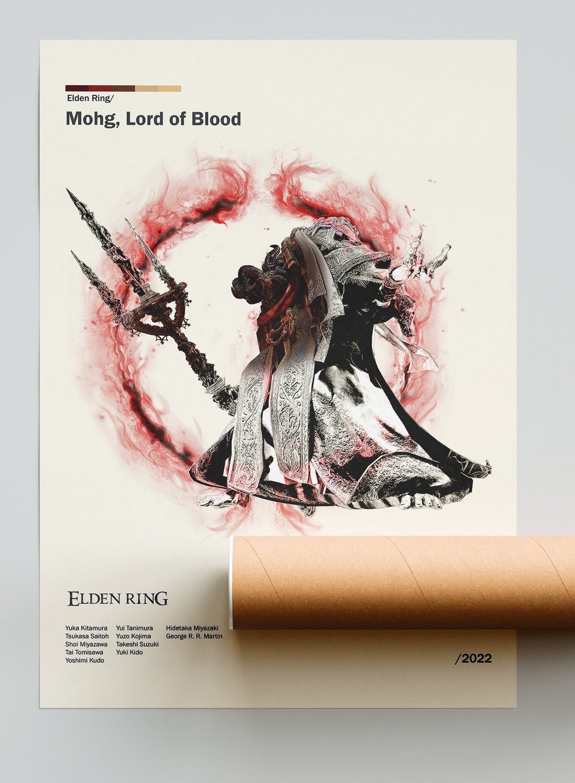 Mohg, Lord of Blood Elden Ring Minimal Poster - Etsy